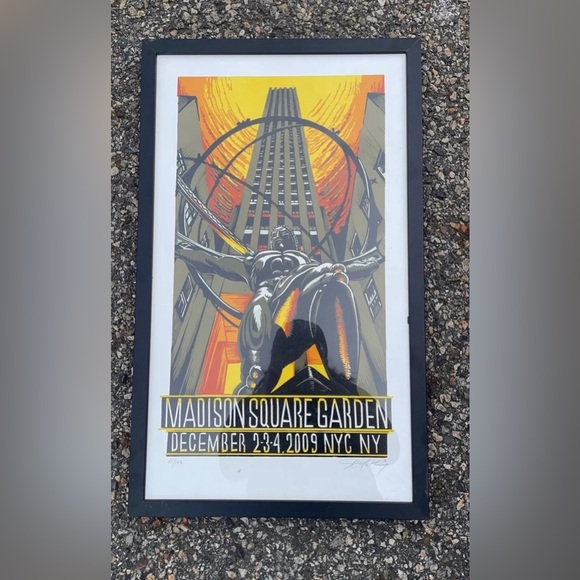 Art | Phish Madison Square Garden Ny 12249 Linocut Aj Masthay | Poshmark